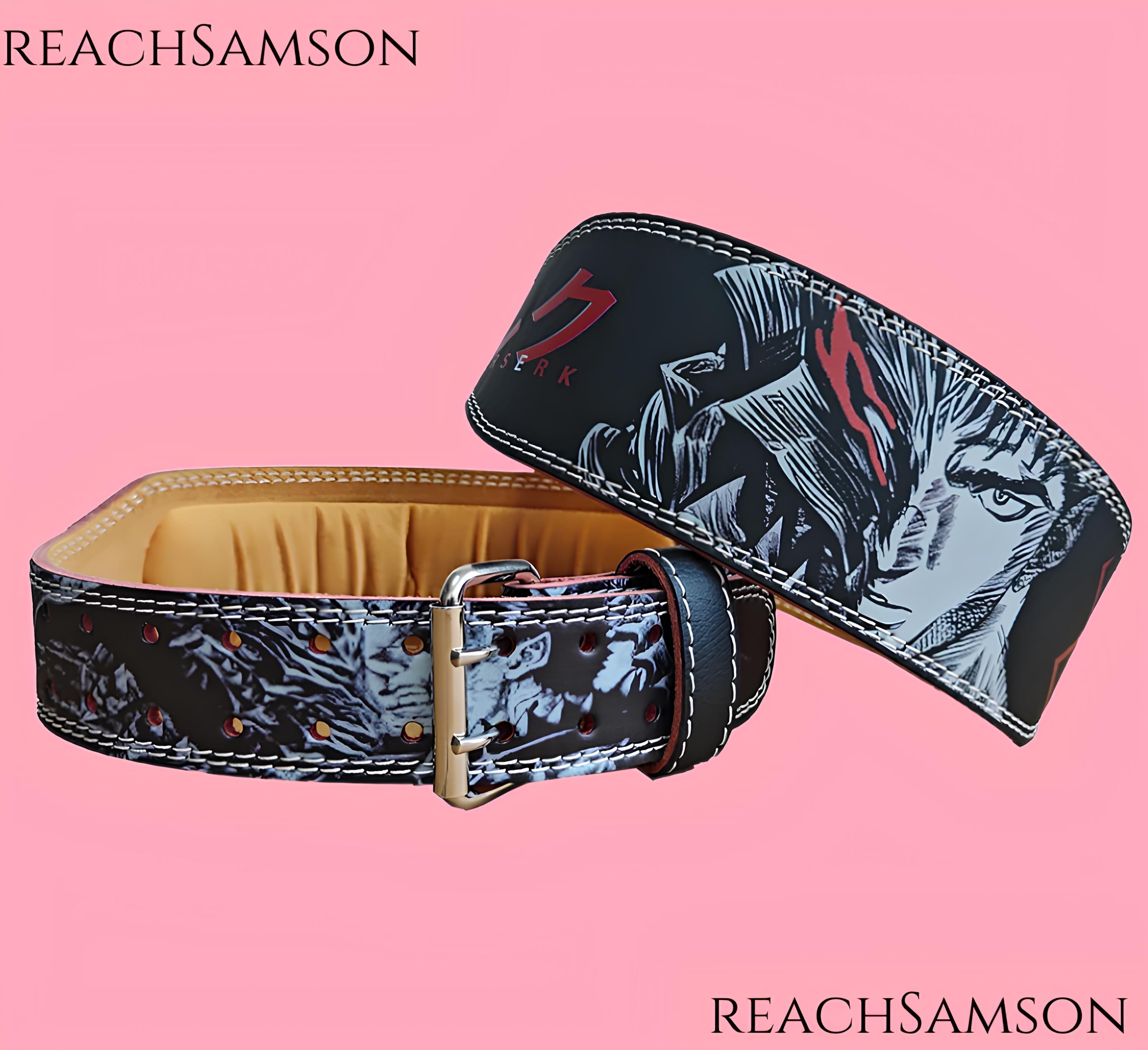 Anime Gym Belts,berserk Anime Weightlifting Belt for Men Women Lever ...
