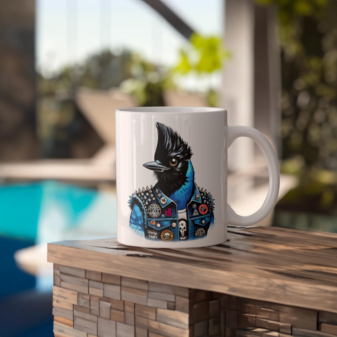 Rebel Steller's Jay Ceramic Coffee Mug 11oz - Etsy