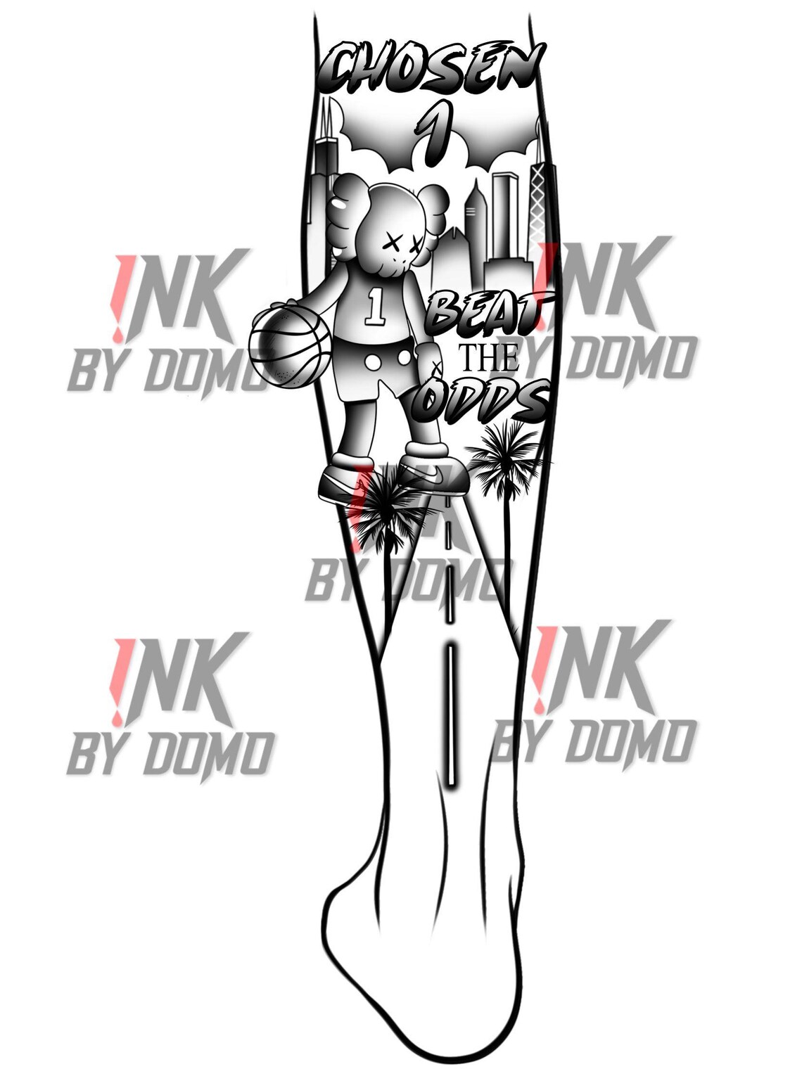 Kaws Basketball Design - Etsy
