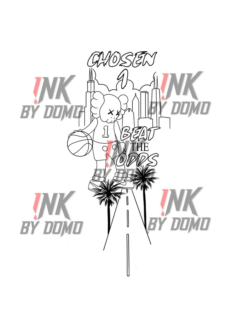 Kaws Basketball Design - Etsy