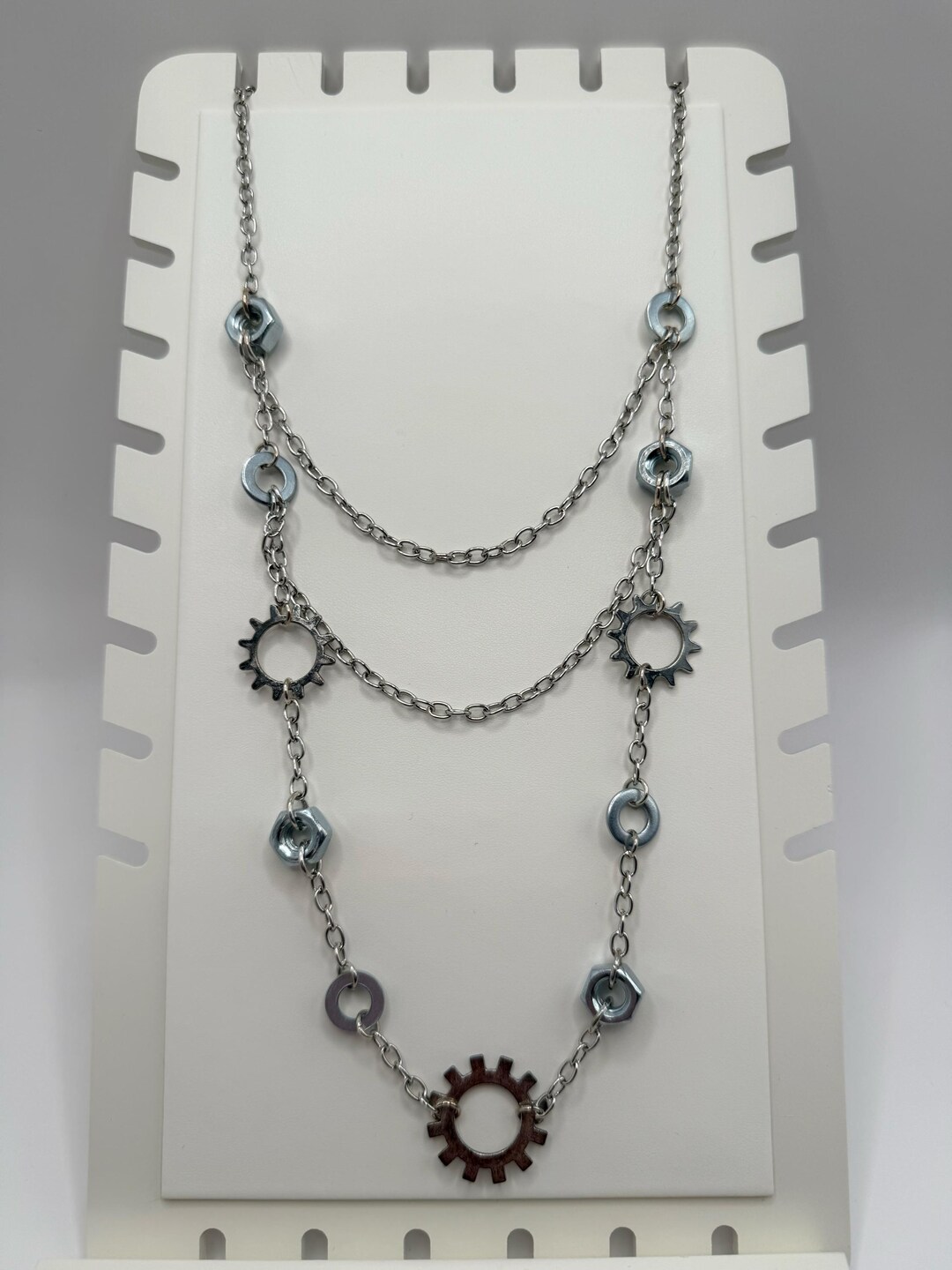 Solar - Hardware Necklace, Cyber Goth, Gears, Rave, Futuristic ...