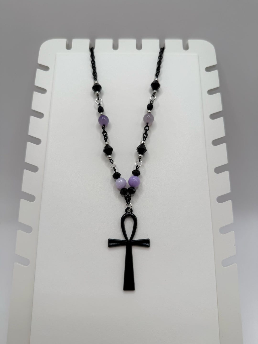 Violet - Gothic Necklace, Trad Goth, Jewelry, Ankh, Romantic, Vampire ...