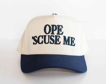 UFFDA Trucker Hat | Unisex | Dark Green & off White | Adjustable ...