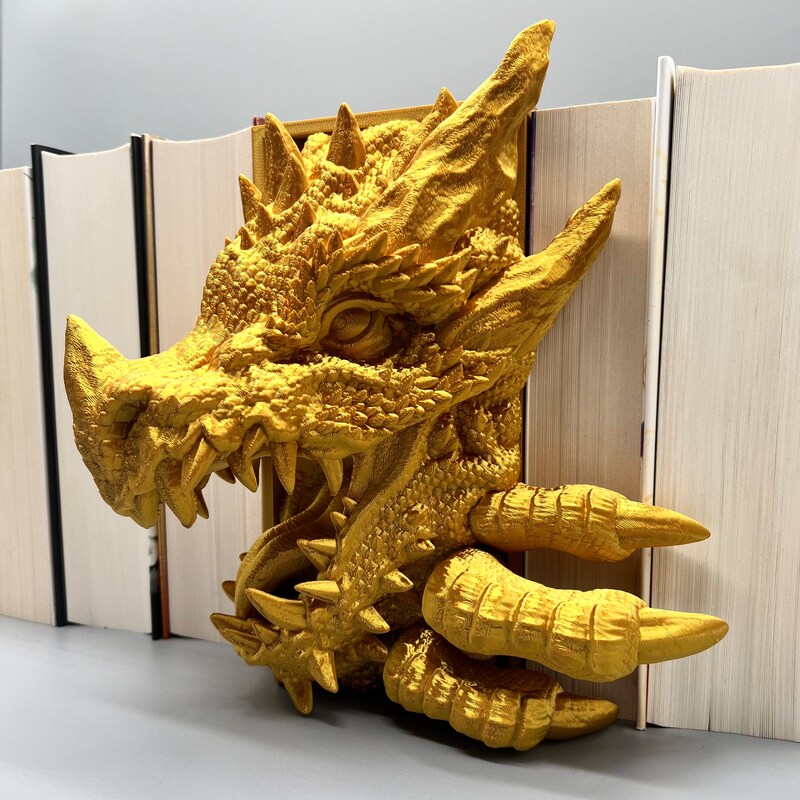 Dragon Bookends - Etsy