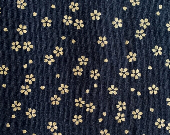 Golden Sakura Cherry Blossoms Sevenberry Japanese Cotton - Etsy