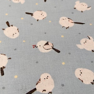 Chickadee Chirp Cosmo Japanese Cotton Fabric AP31803-2 D Light Blue - Etsy