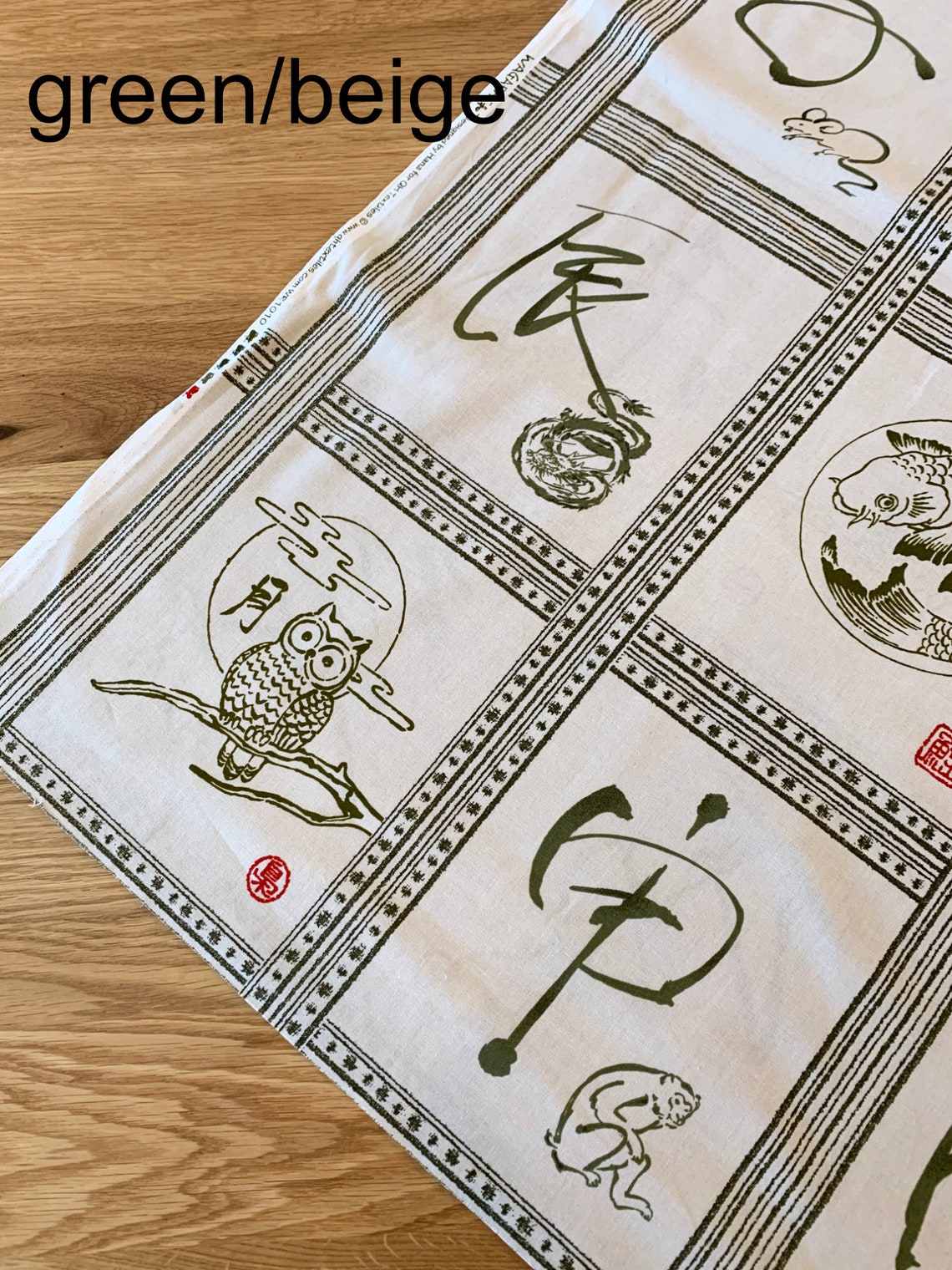 Zodiac Panel QH Textiles Japanese wagara quilt cotton fabric | Etsy