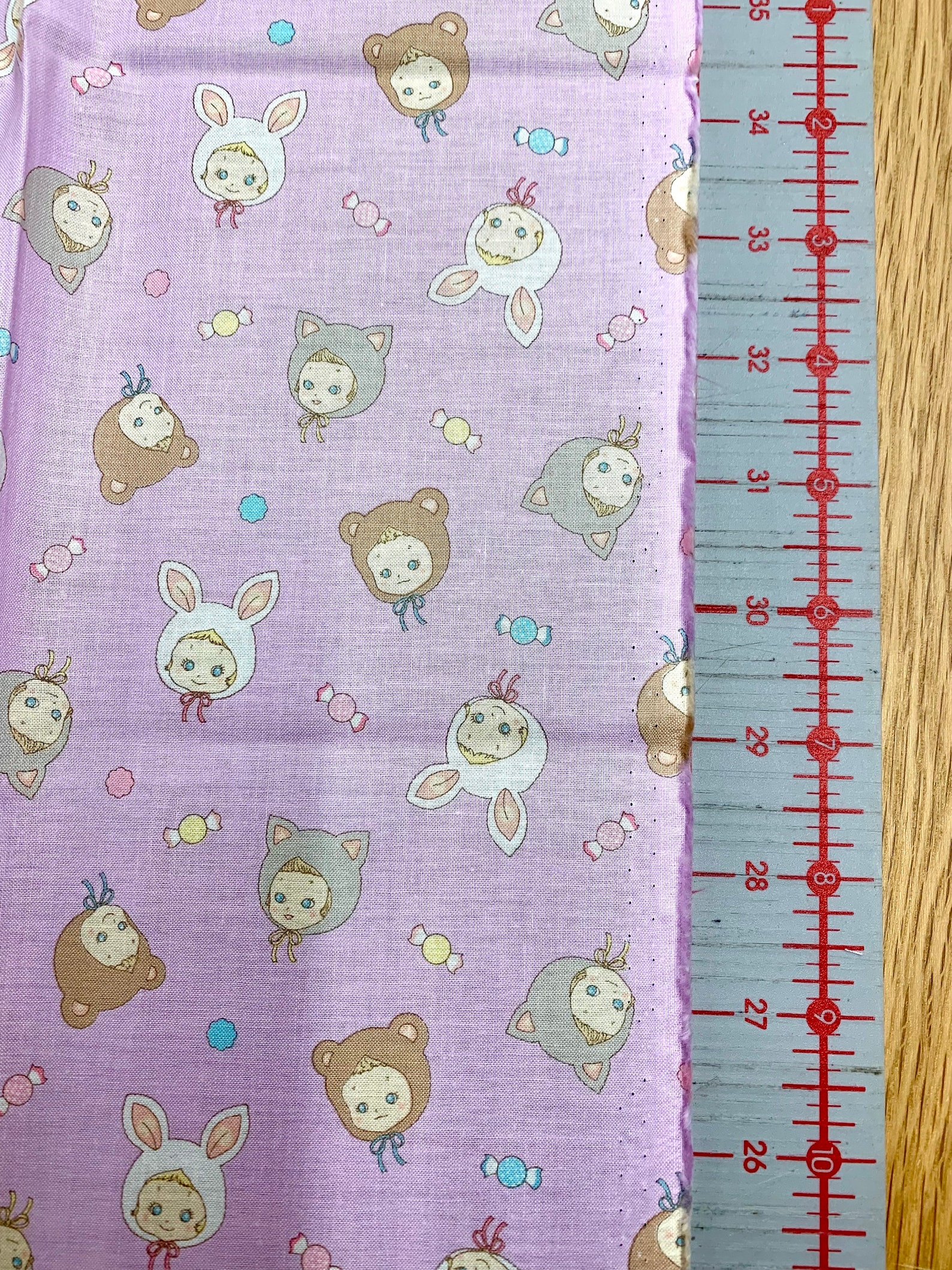 PRE-CUT Quiltgate Puni Puni Candy Cotton Fabric Fat Quarter PN1200-13 ...