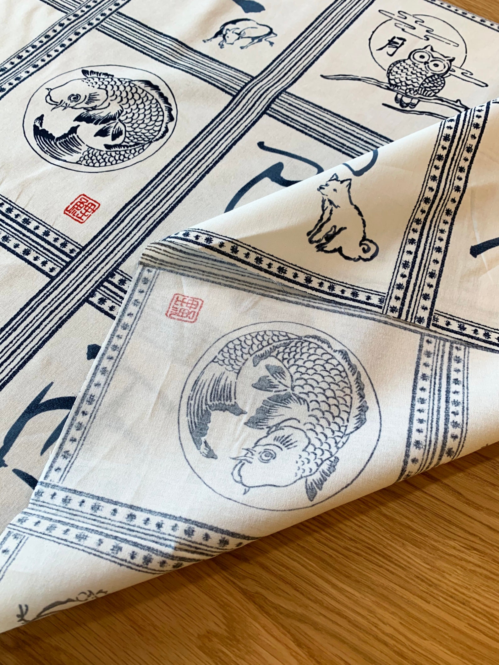 Zodiac Panel QH Textiles Japanese Wagara Quilt Cotton Fabric - Etsy