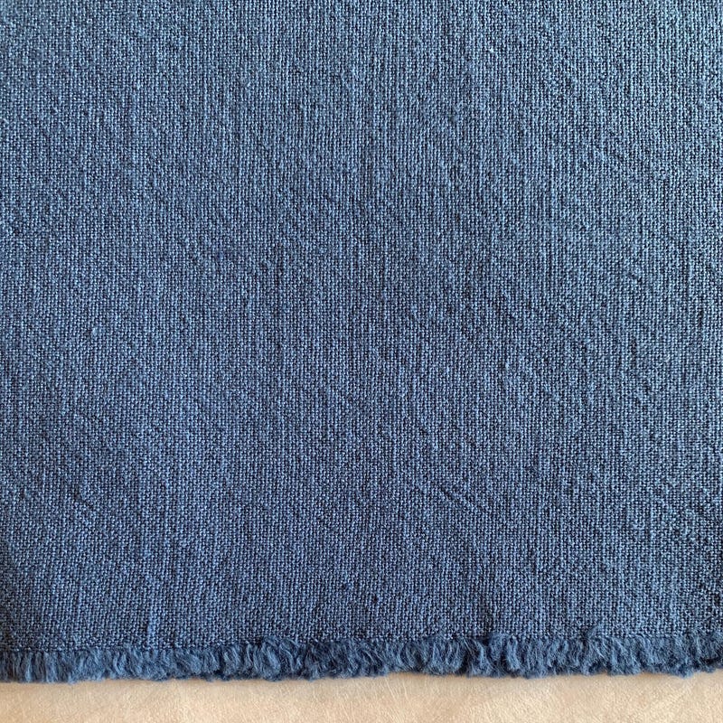 Blue Linen Fabric - Etsy