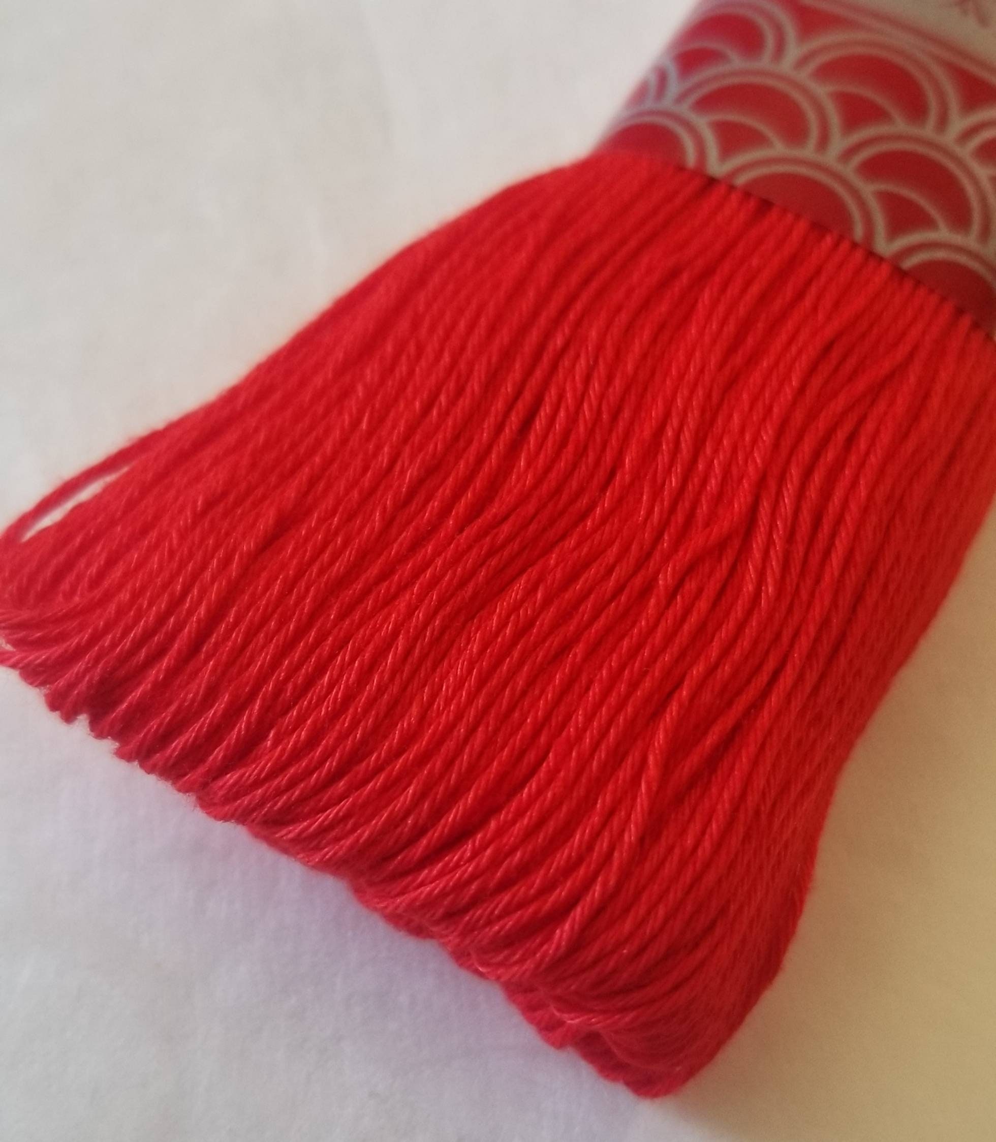 Yokota 16 RED 100 meter skein Japanese Cotton Sashiko thread | Etsy