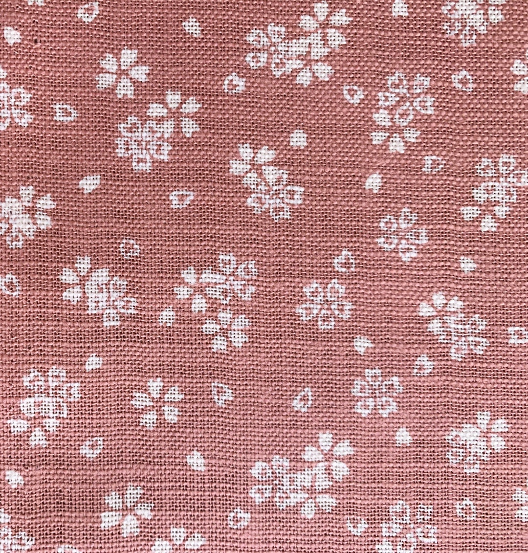 Sakura Cherry Blossoms Sevenberry Japanese Homespun Cotton Fabric 88225 ...