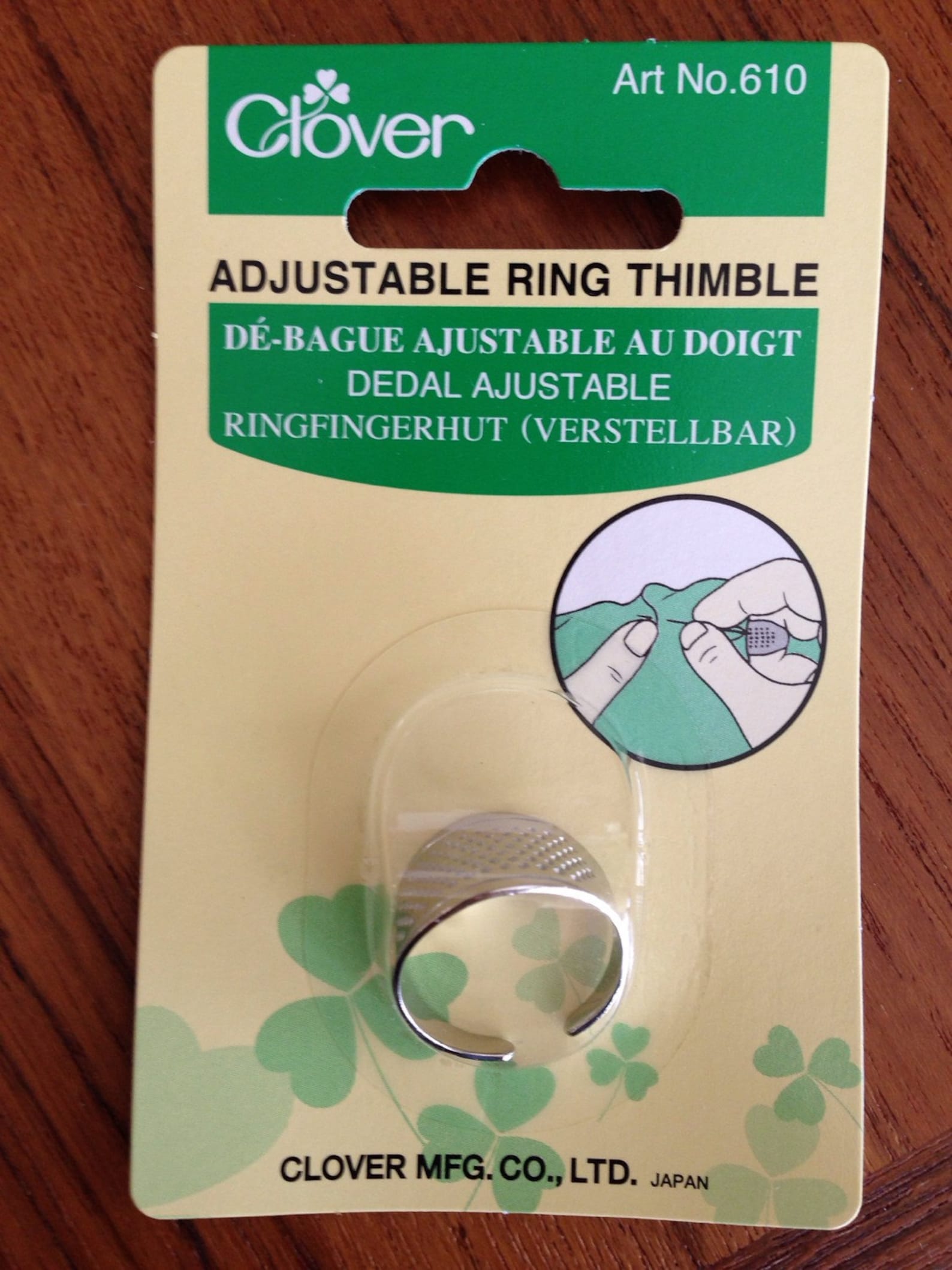 Clover Japanese Knuckle Ring Thimble Model 610 - Etsy