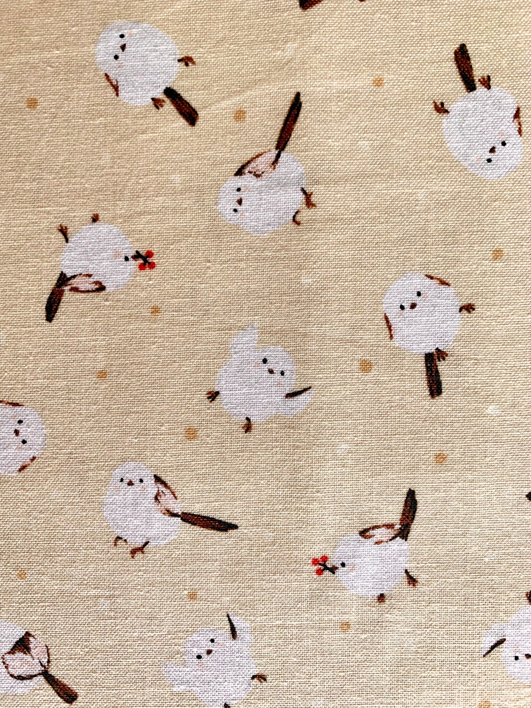 Chickadee Chirp Cosmo Japanese Cotton Fabric AP21802-2A Yellow - Etsy