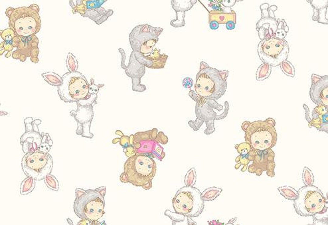 PRE-CUT Quiltgate Puni Puni Candy Cotton Fabric Fat Quarter PN1200-12 ...