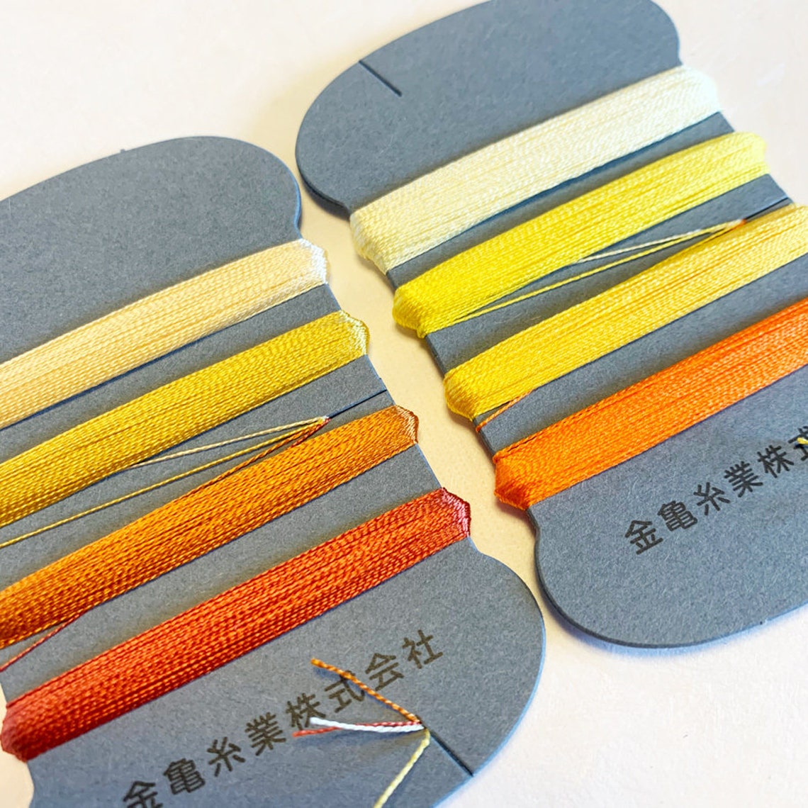 Kinkame Japanese Silk Thread Collection 44 Colors - Etsy