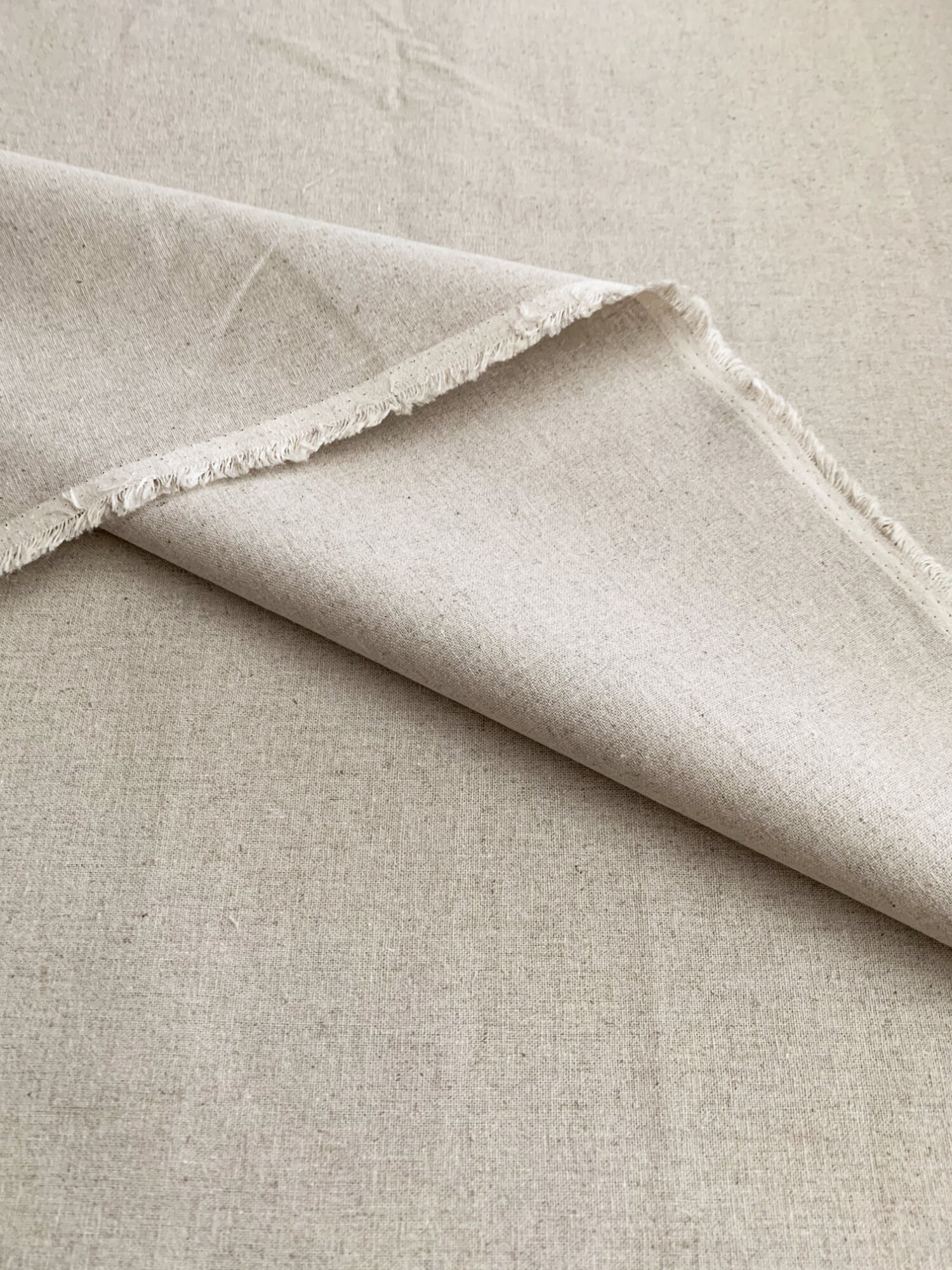 Solid Color Japanese Cotton Linen Fabric H-CL-6001-KN Solid Color Japanese Cotton Linen Fabric H-CL-6001-KN