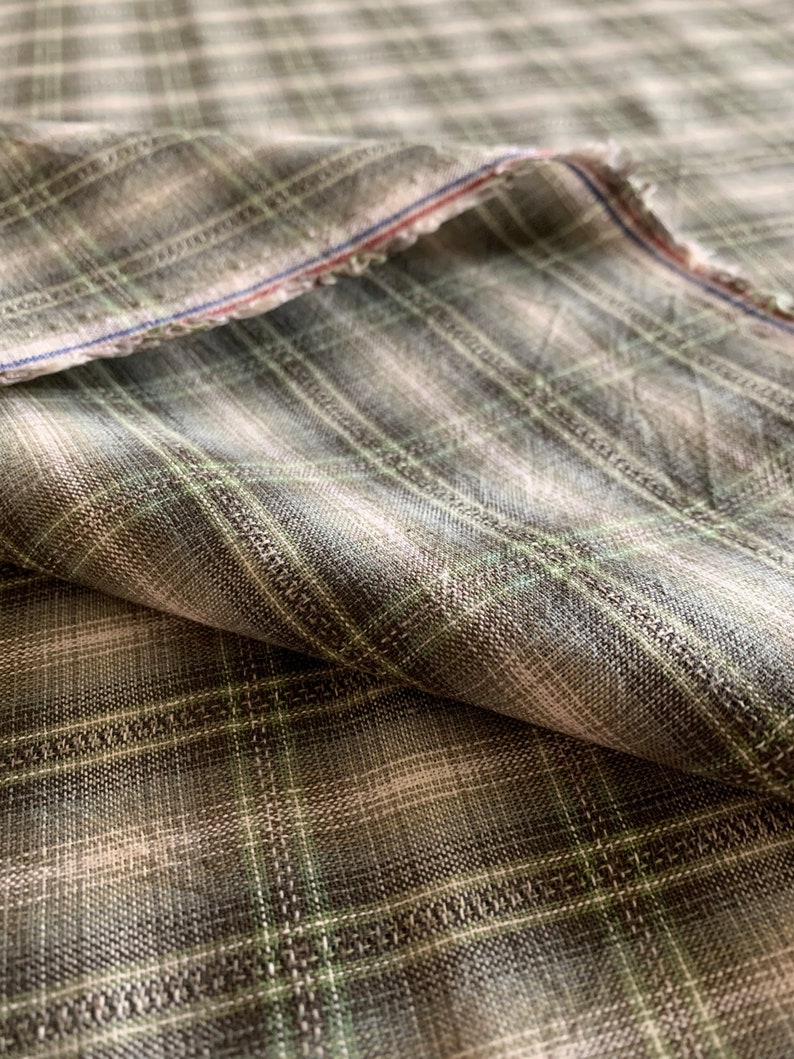 Junko Matsuda Woven Plaid Japanese Cotton Fabric 20-0011-3E | Etsy