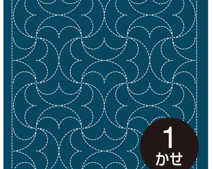 Olympus 2038 Hanmaru Tsunagi Japanese Sashiko Cotton Fabric Sampler ...