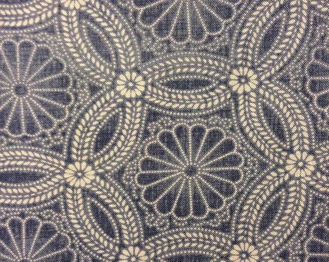 Moda Fabrics Kasuri Collection Kasuri Medallions Dusty Blue Yardage - Etsy