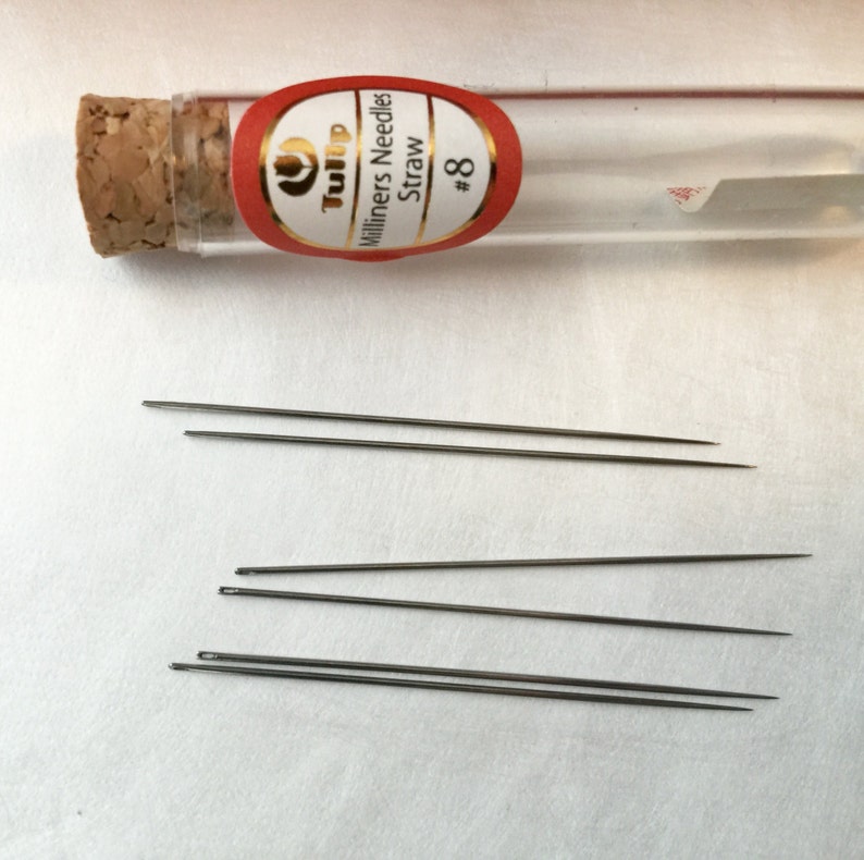 Tulip Milliners 8 Needles Straw Size 8 Thn-079e - Etsy