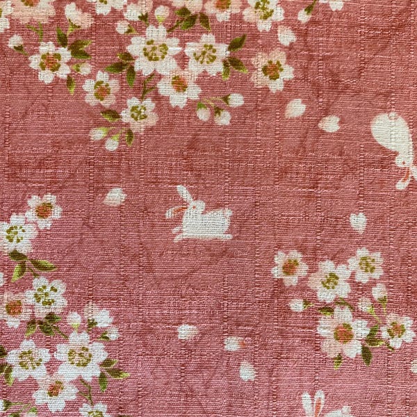 Rabbit Fabric Scrap - Etsy