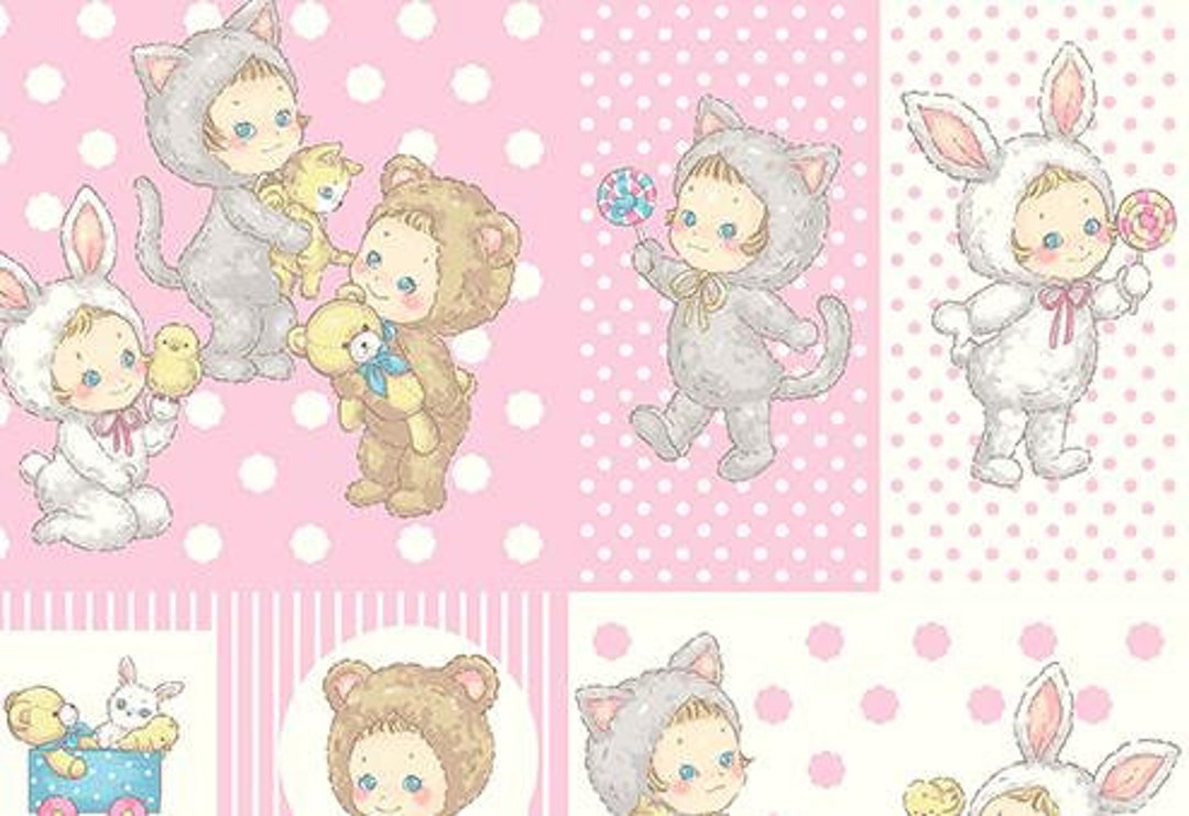 PRE-CUT Quiltgate Puni Puni Candy Cotton Fabric PN1200-11A Pink - Etsy