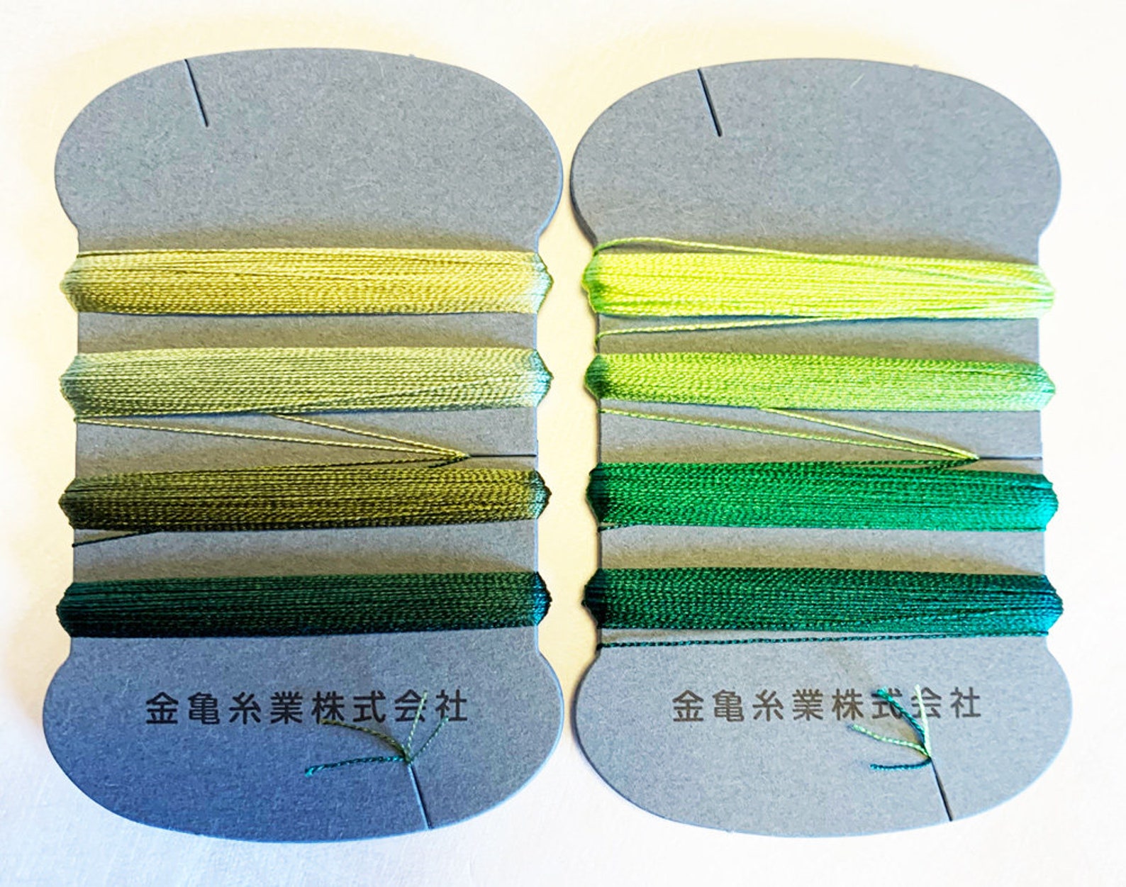 Kinkame Japanese Silk Thread Collection 44 Colors - Etsy