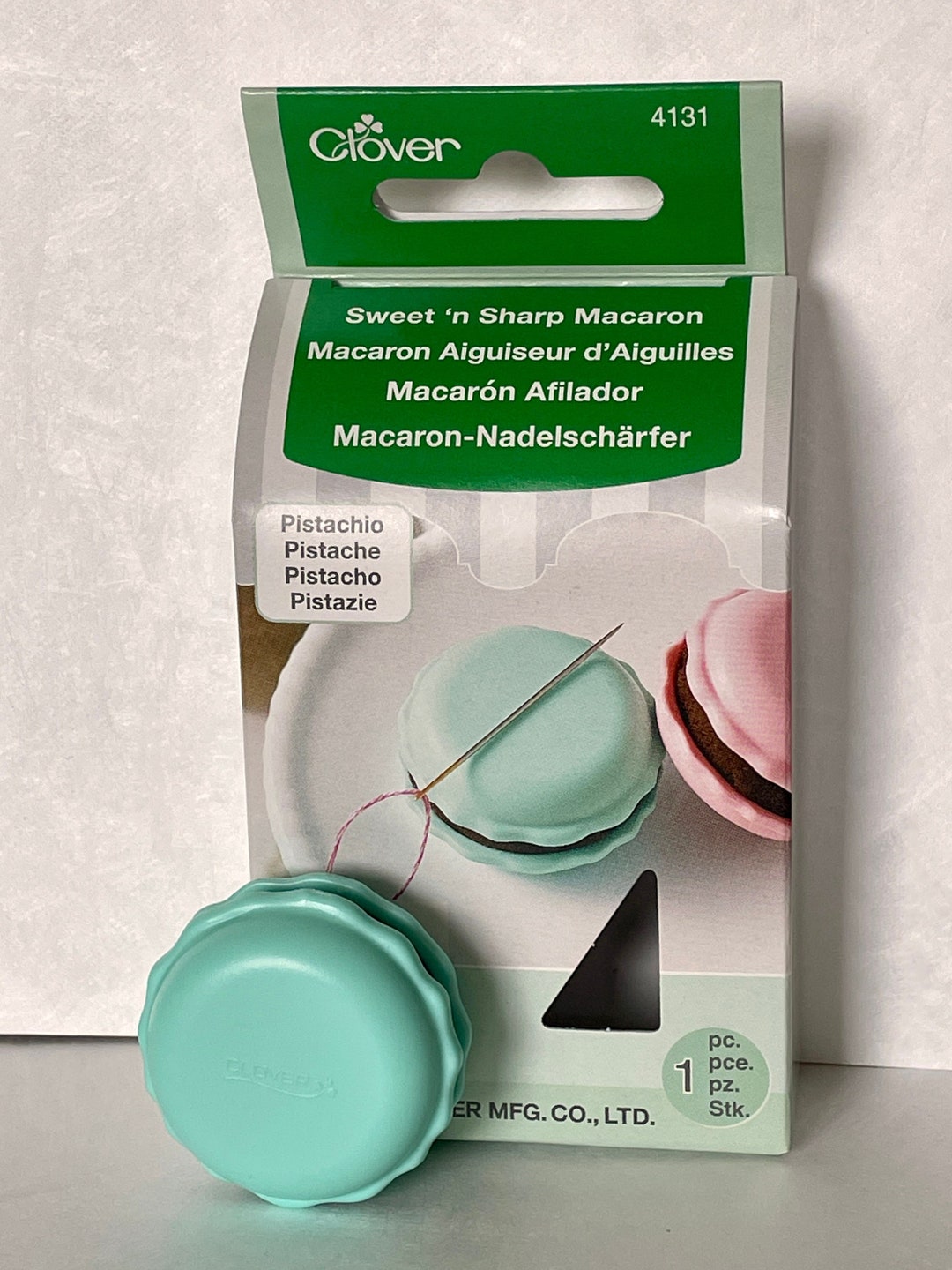 Clover Sweet 'n Sharp Macaron Needle Sharpener - Pistachio Color - Etsy
