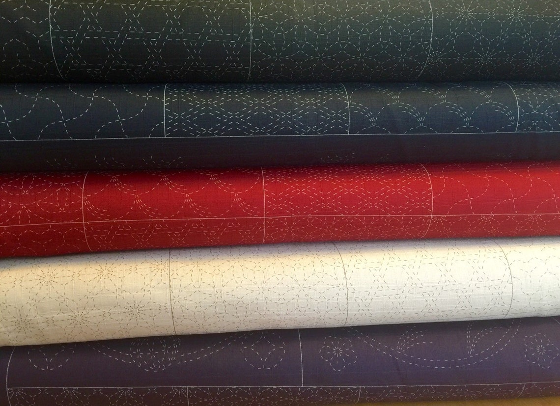 SALE: Wagara Sashiko Panel With Leaping Carp, Tabane Noshi, Rabbits ...