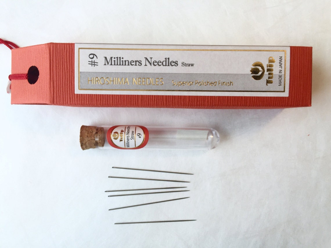 Tulip Milliners #9 Needles Straw Thn-080e - Etsy