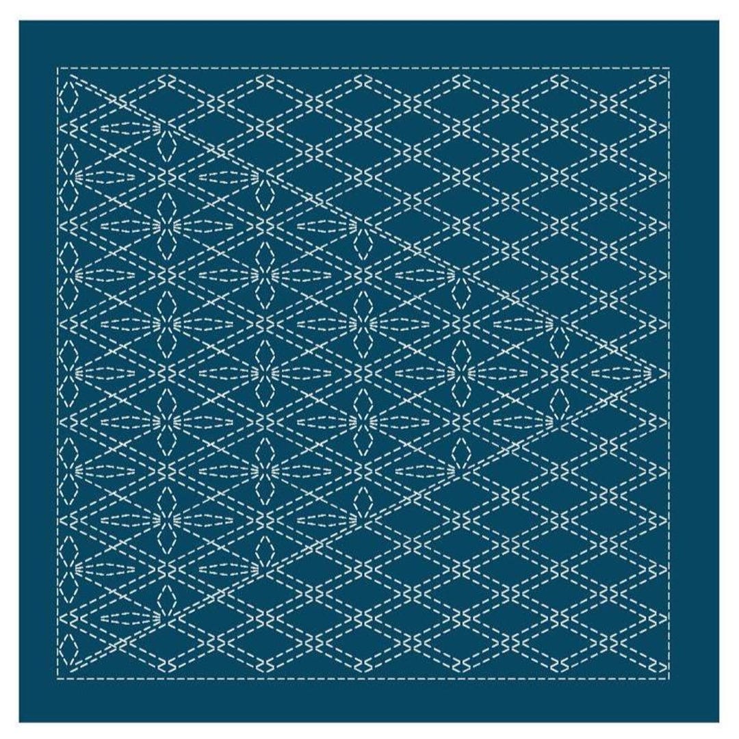 Olympus - #2137 Tasuki Japanese Cotton Sashiko Sampler Cloth - Navy - Etsy