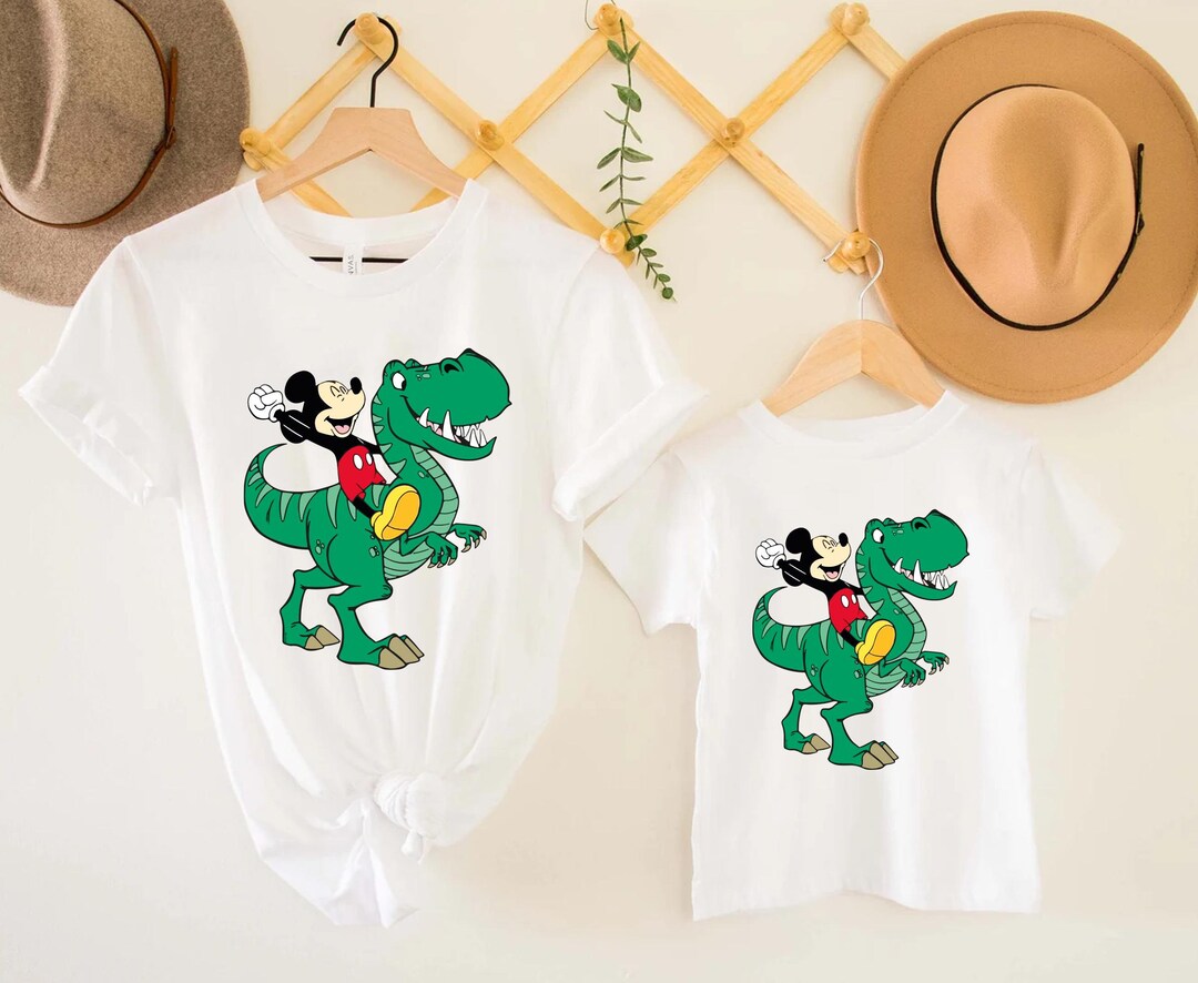 Dinosaur Mickey Mouse Matching Shirt,matching Animal Kingdom Shirt,mens ...