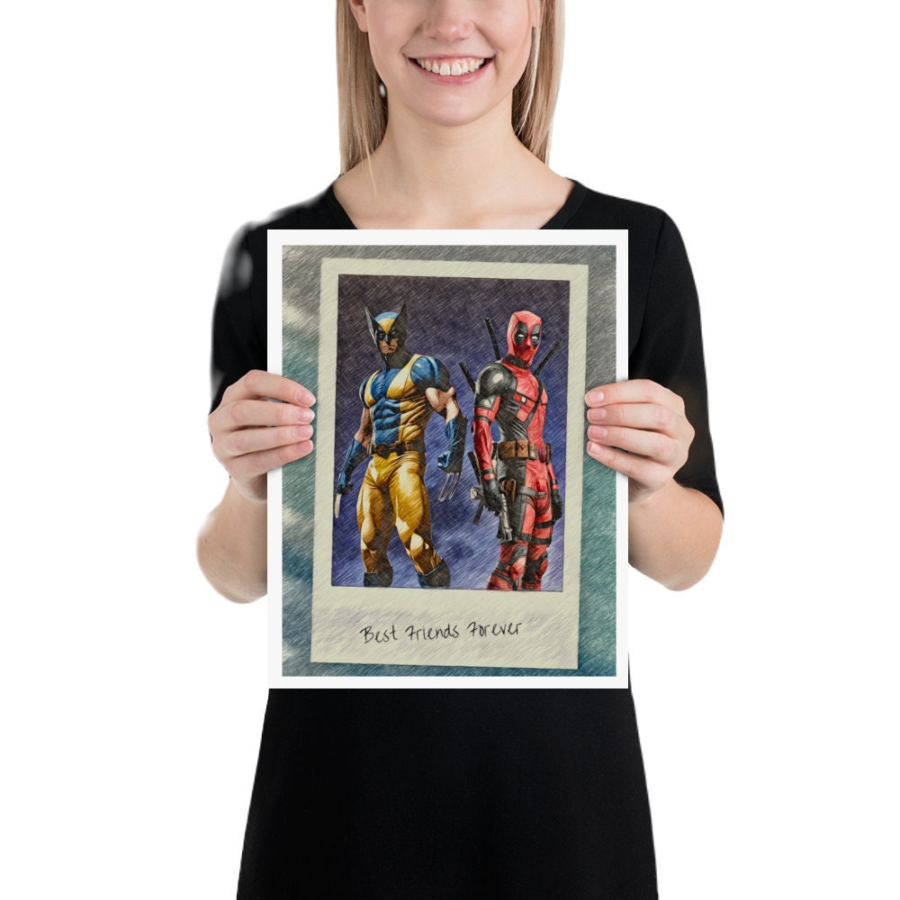 Deadpool & Wolverine - Matte Poster Print Wall Art - Etsy