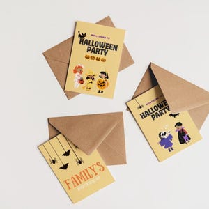 Spooky Digital Halloween Cards, Instant Download, Printable Halloween ...