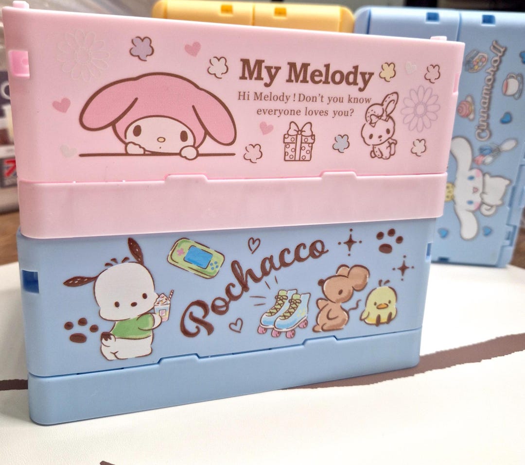Sanrio Foldable Storage Boxes different Character Designs to Store ...