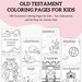 Bible Coloring Old Testament Coloring Pages for Kids – Fun, Educational ...