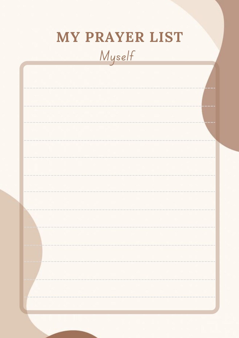 Prayer Journal Canva Template Editable Goodnotes Digital Product With ...