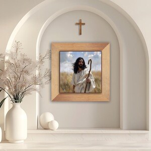 Our Shepherd Jesus Canvas Print: Christian Home Decor, Church Art - Etsy