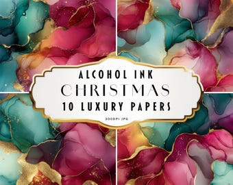 Ruby Red Alcohol Ink Pattern, Elegant and Glamorous Shimmer Backgrounds ...