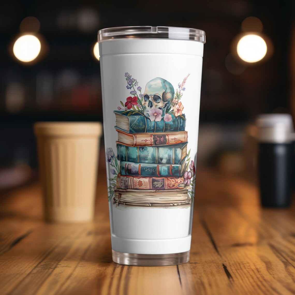 Watercolor Gothic Books Clipart, Goth Book Bundle PNG, Witchcraft Books ...