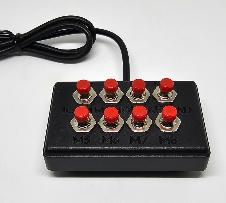 External Memory Keypad (8 Buttons) for ICOM Transceivers - Etsy