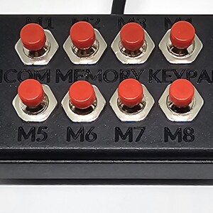 External Memory Keypad (8 Buttons) for ICOM Transceivers - Etsy