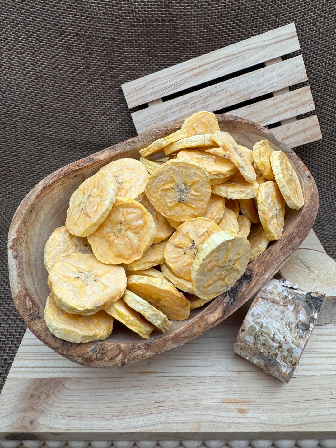Freeze Dried RIPE PLANTAIN Banana Chips-bananas Slices-healthy Fresh ...