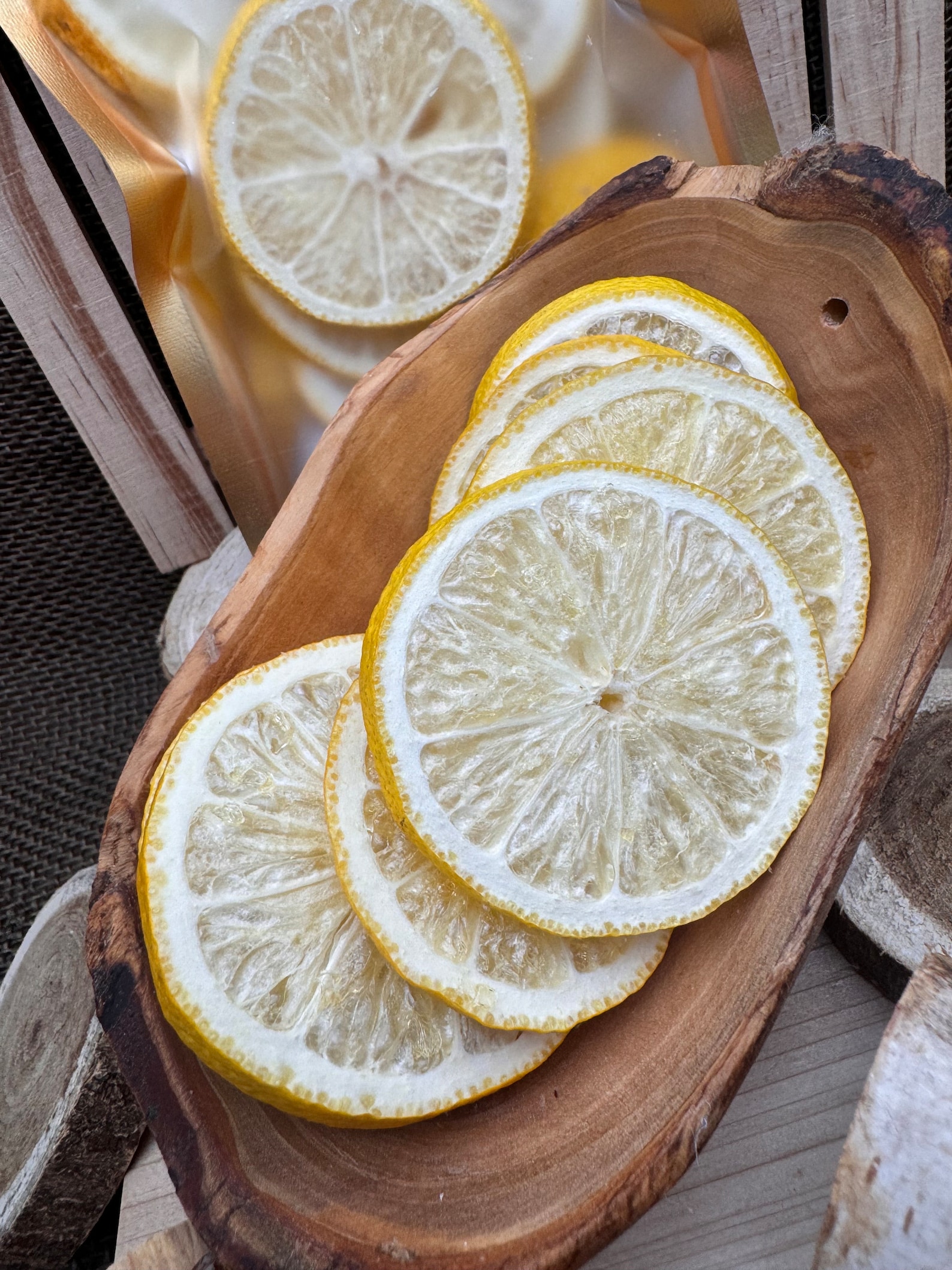 Organic Freeze Dried Lemon Slices-healthy Freeze Dried Food Fruit ...