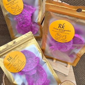 Red Dragon Fruit Pitaya Freeze Dried Vegetarian Healthy Fruit Snacks ...
