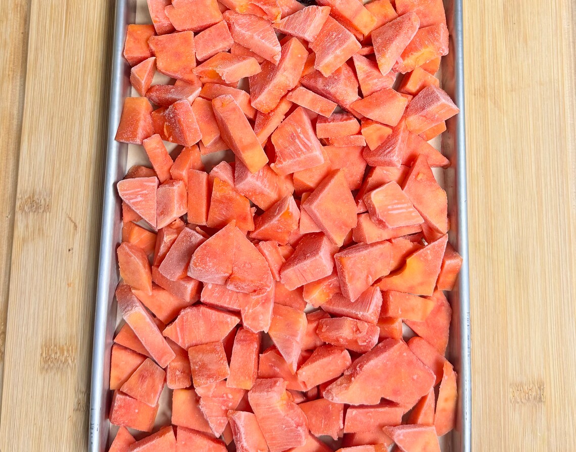 Freeze Dried PAPAYA CHUNKS Healthy Fruit Snacks-healthy Kids Food ...