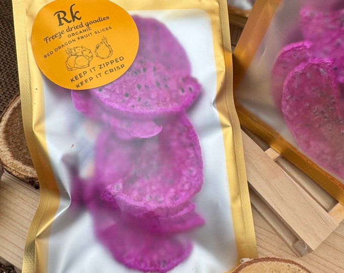 Red Dragon Fruit Pitaya Freeze Dried Vegetarian Healthy Fruit Snacks ...
