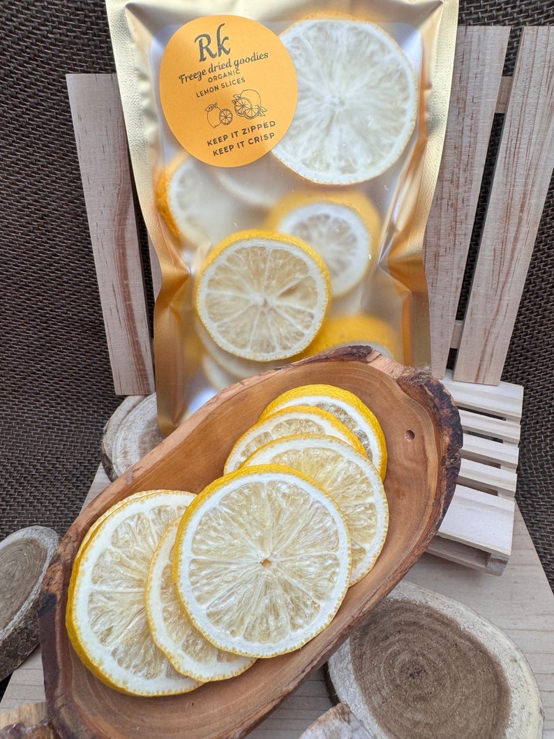 Organic Freeze Dried Lemon Slices-healthy Freeze Dried Food Fruit ...