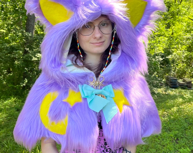 Kitten Nap Hood, Furry Caplet, EGL Fashion, Cat Ears - Etsy